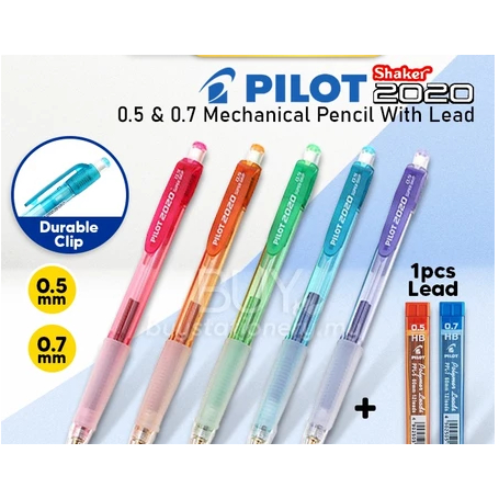 [1ps] Pilot SHAKER 0.5mm/0.7mm Mechanical Pencil Assorted Colour With ...