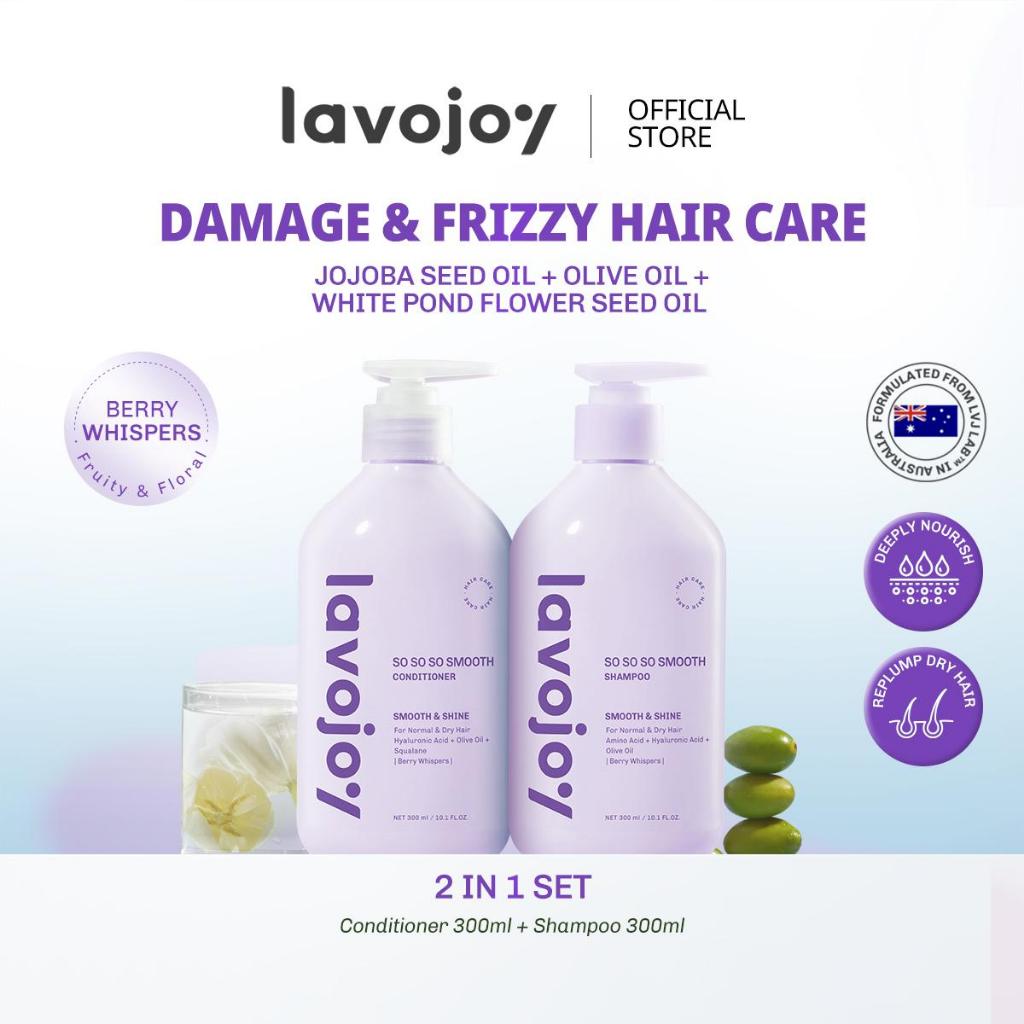 [Bundle] lavojoy So So So Smooth Shampoo 300ml + Conditioner 300ml ALL ...