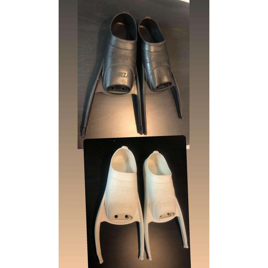 LEADERFINS FORZA FOOT POCKET ONLY ( WHITE AND BLACK ) | Shopee Malaysia