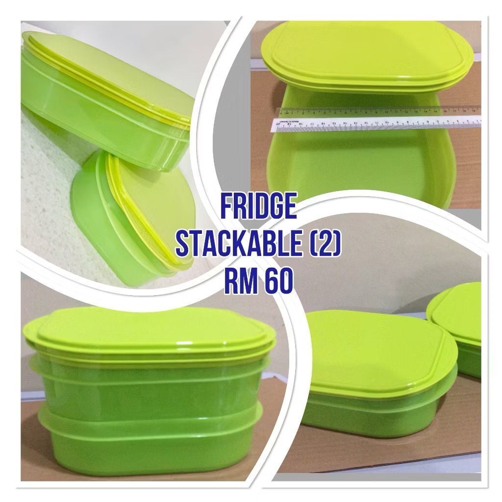 1313 Tupperware Fridge Stackable 1.4L/ Storage Keeper/ Fridge Keeper - Limited Edition | Shopee ...