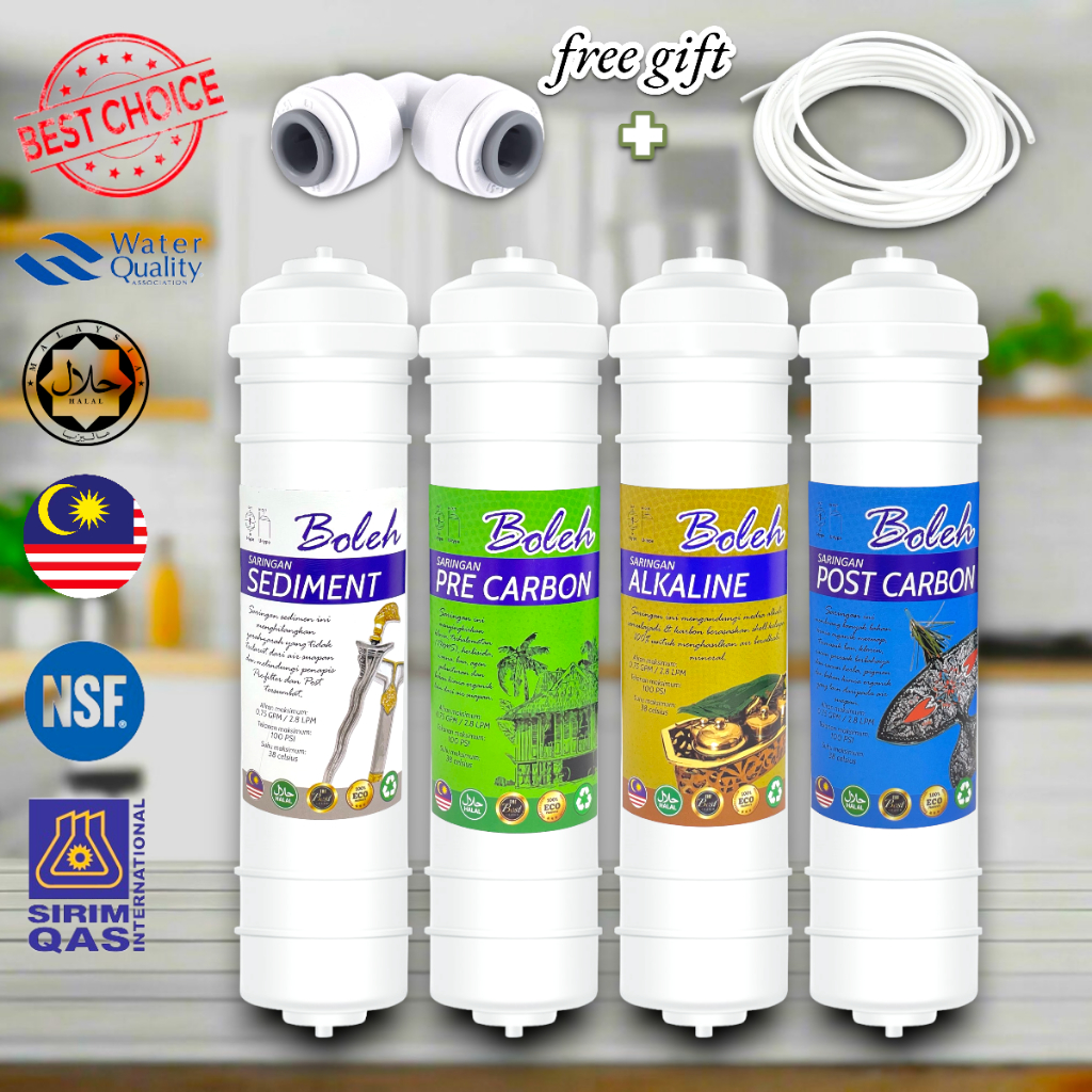 Korea Tech Alkaline Water Filter 10" Water Dispenser Halal Filter ...