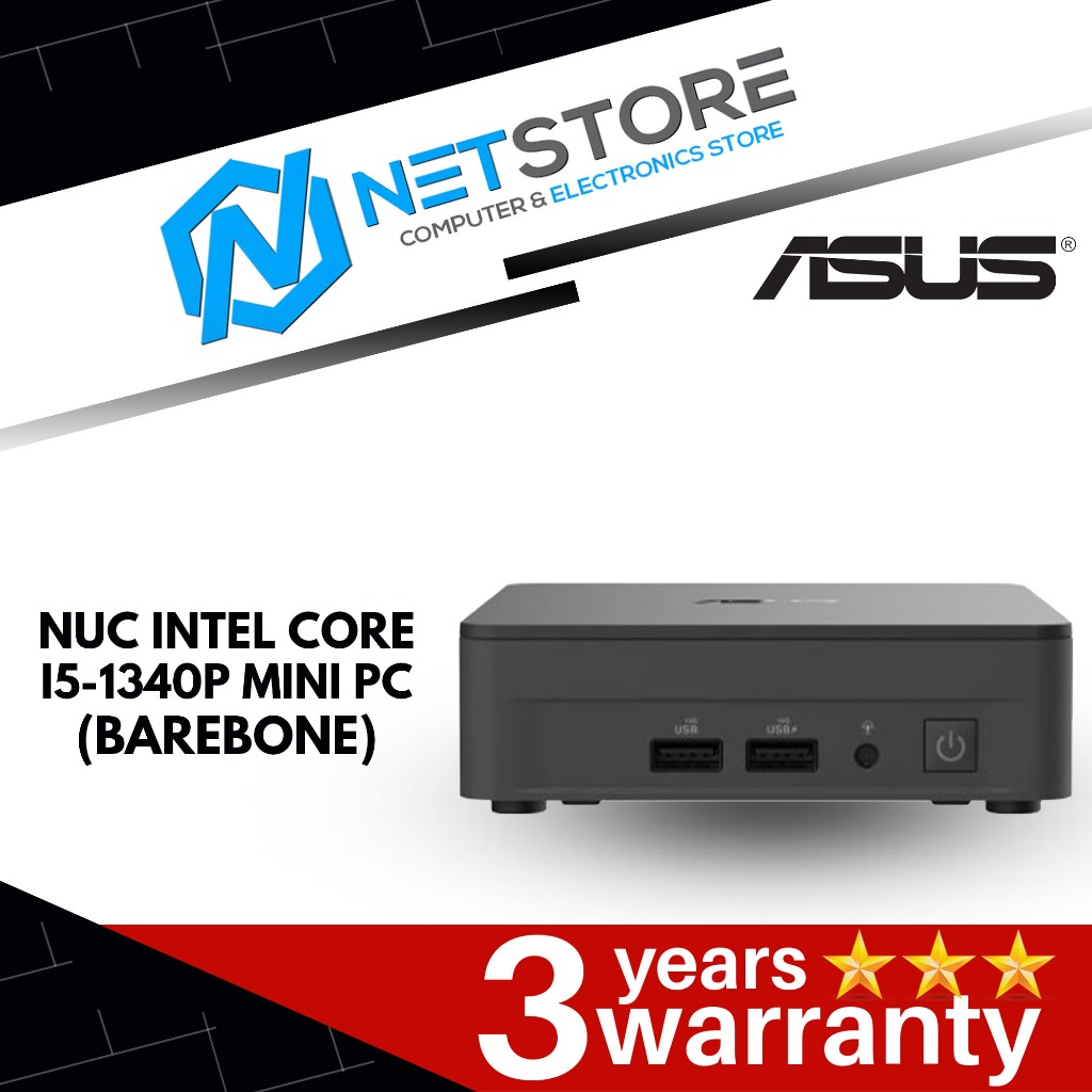 ASUS NUC INTEL CORE I5-1340P MINI PC (BAREBONE) - RNUC13ANHI500000I | Shopee Malaysia