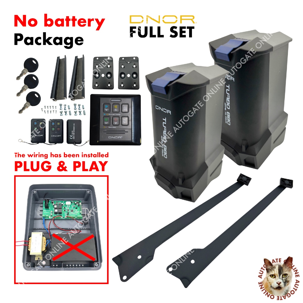 DNOR TURBO 880 AUTOGATE SWING & FOLDING AUTOGATE (FULL SET) - AUTOGATE ...