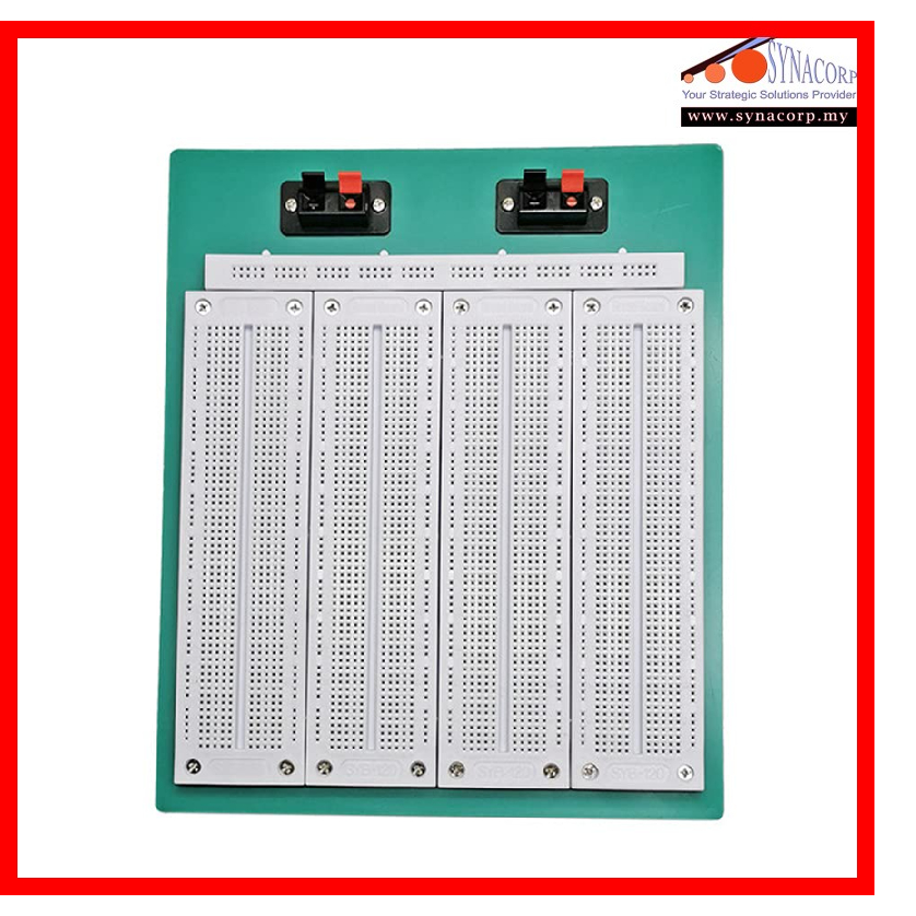 SYB-500 Breadboard Experiment Solderless PCB Circuit Bread Board 240 ...
