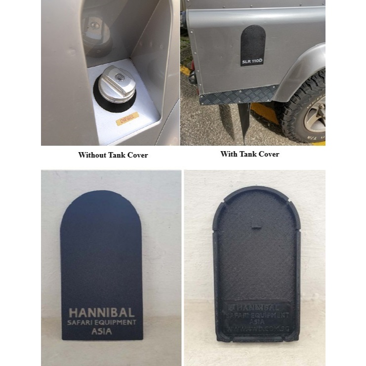 Land Rover Defender Classic Fuel Tank Filler Recess Protection Cover ...