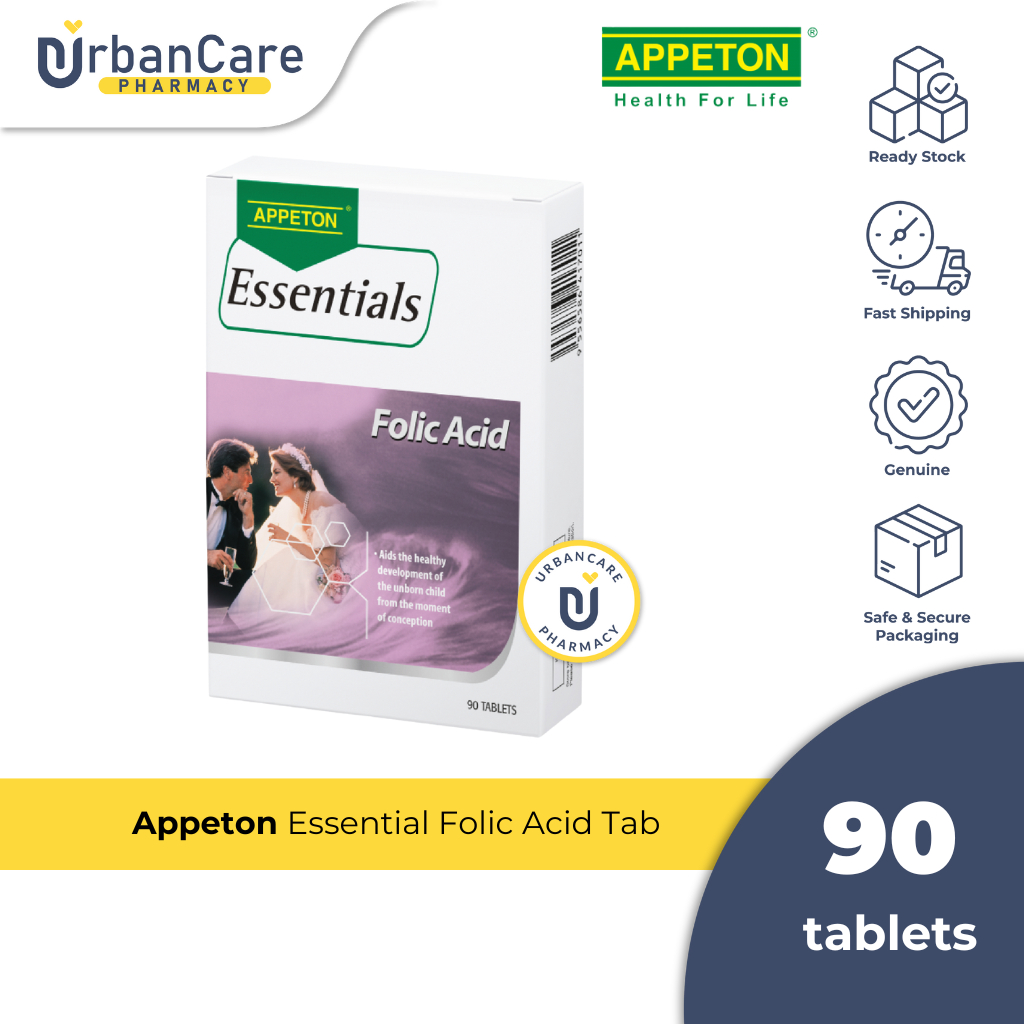 Appeton Essential Folic Acid Tab 90's | Shopee Malaysia