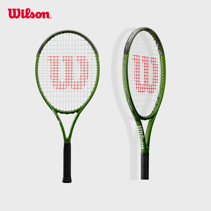Wilson Blade Feel Comp 23/25 Junior Kids Tennis Racket (Pre-Strung ...