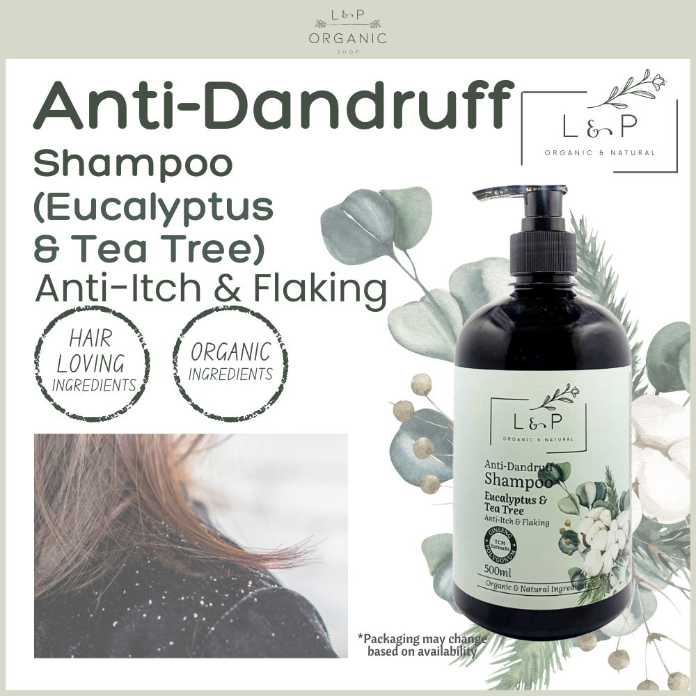 Anti-Dandruff Shampoo/Eucalyptus/Tea Tree/Anti Itch/Anti Flaking/L&P ...