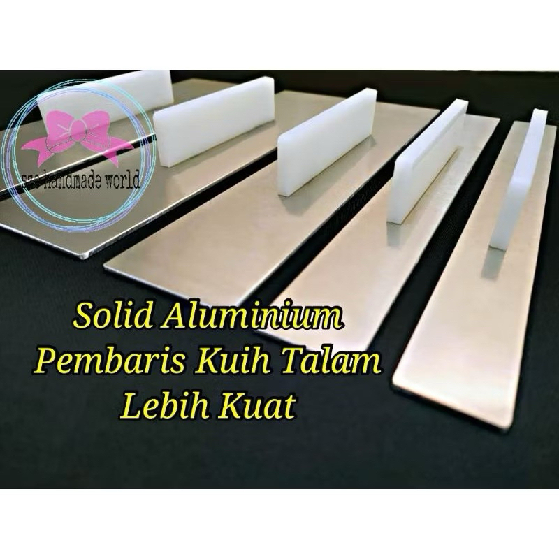 Aluminium plate Pembaris kuih talam / puding / kek / agar-Agar / kek ...