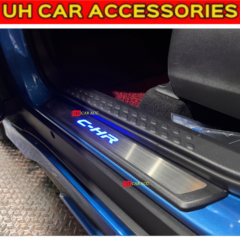 TOYOTA CHR C-HR Side Plate Side Door Step With LED Light | Shopee Malaysia
