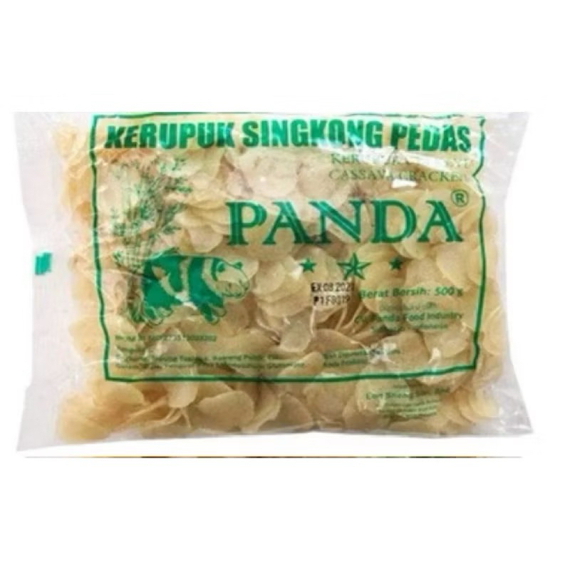 Keropok panda Singkong Pedas Cap Panda | Panda Brand Vegetable Cracker ...
