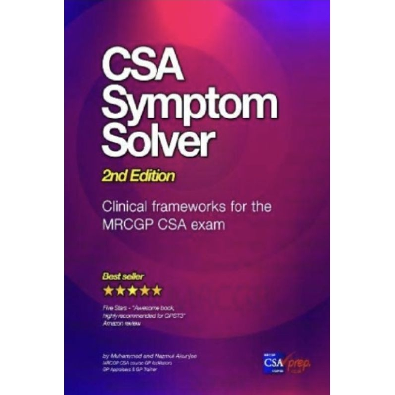CSA Symptom Solver: Clinical Frameworks for the MRCGP CSA Exam | Shopee ...