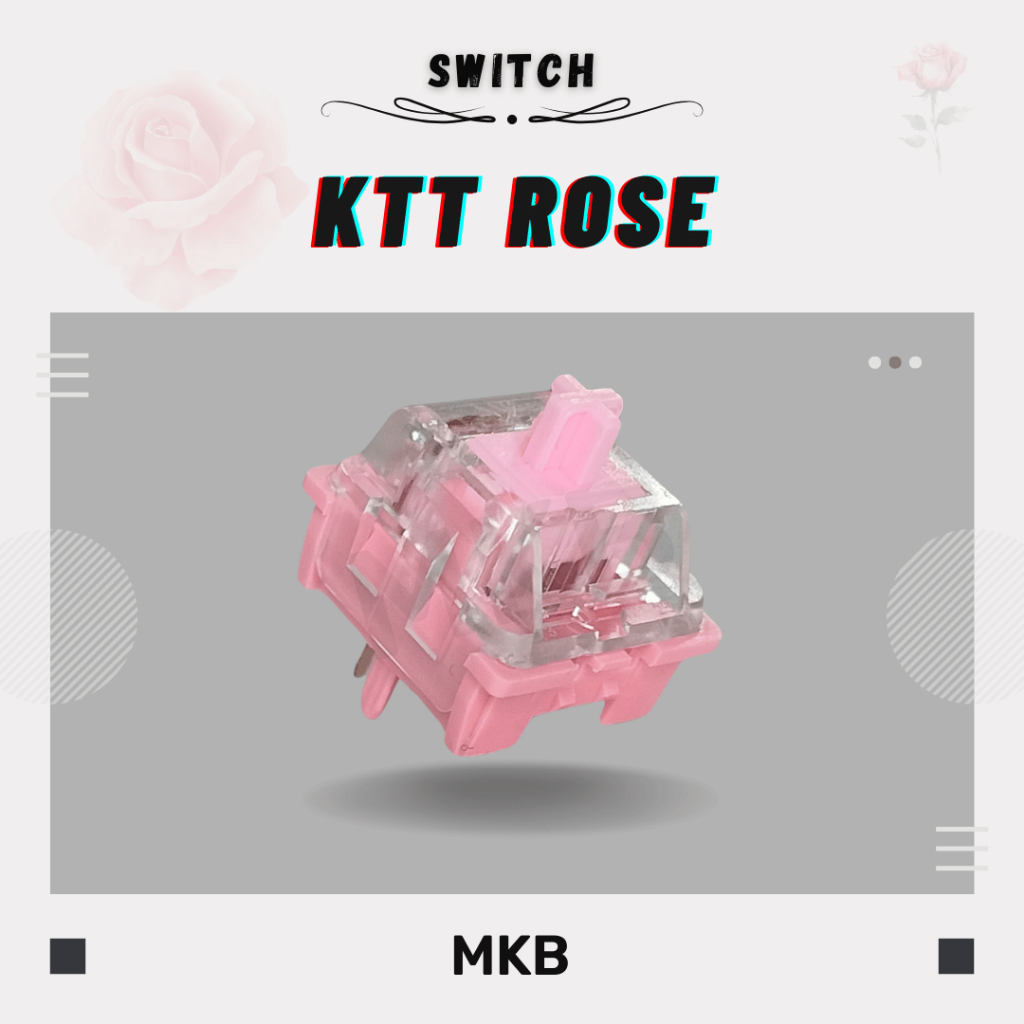 KTT Rose Linear Switches Switch for Mechanical Keyboards - Linear ...