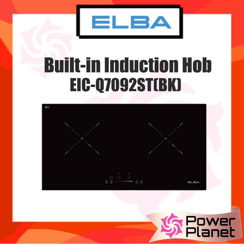 Elba Built-In Induction Cooker EIC-Q7092ST(BK) Black EICQ7092STBK ...