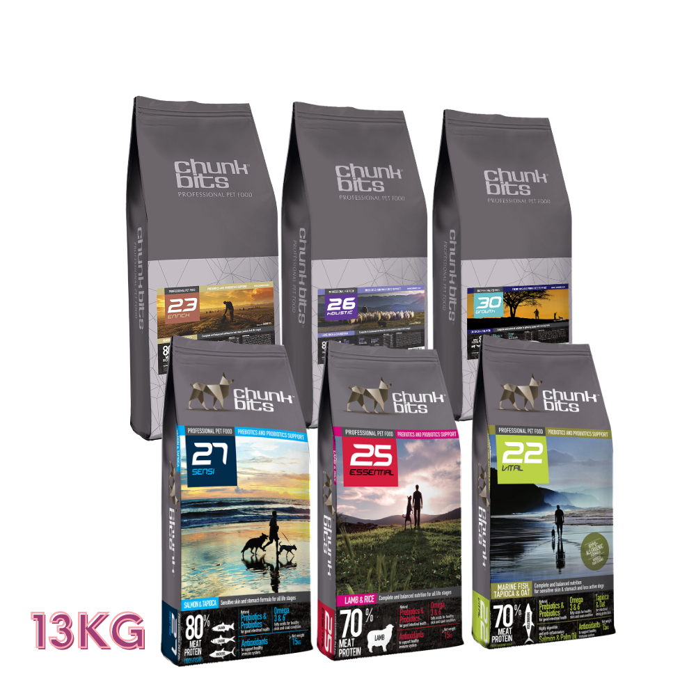 Chunk Bits Sensi 27/Essential 25/Vital 22/Growth 30/ Enrich 23 ...
