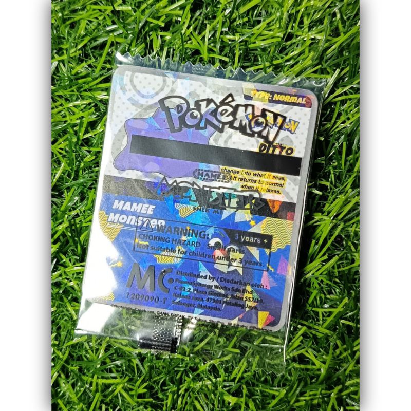 DITTO MAMEE MONSTER POKEMON STICKER CARD | Shopee Malaysia