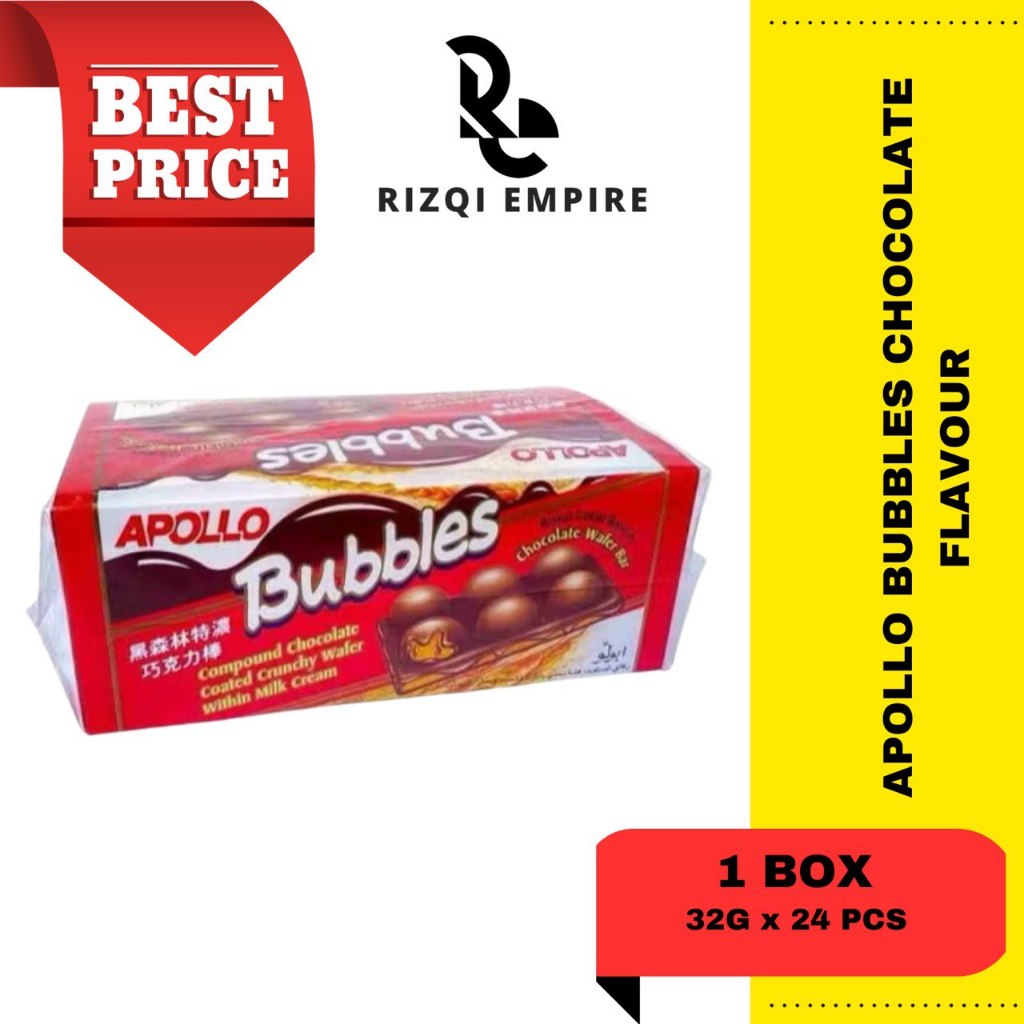 APOLLO BUBBLE CHOCOLATE FLAVOUR (REPACK) | Shopee Malaysia