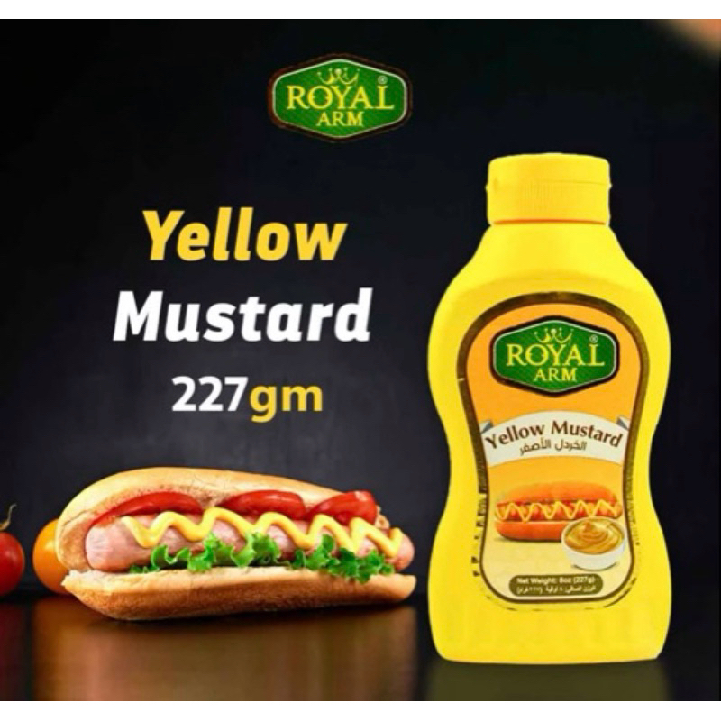 Royal Arm Yellow Mustard 227g | رويال ارم خردل | Shopee Malaysia