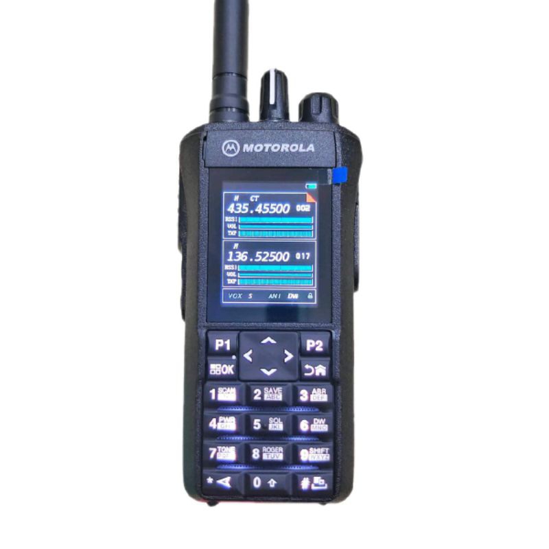 Walkie Talkie 10 WATT Motorola Quad Band Two Ways Radio USB Charge Type C Woki Toki VHF UHF ...