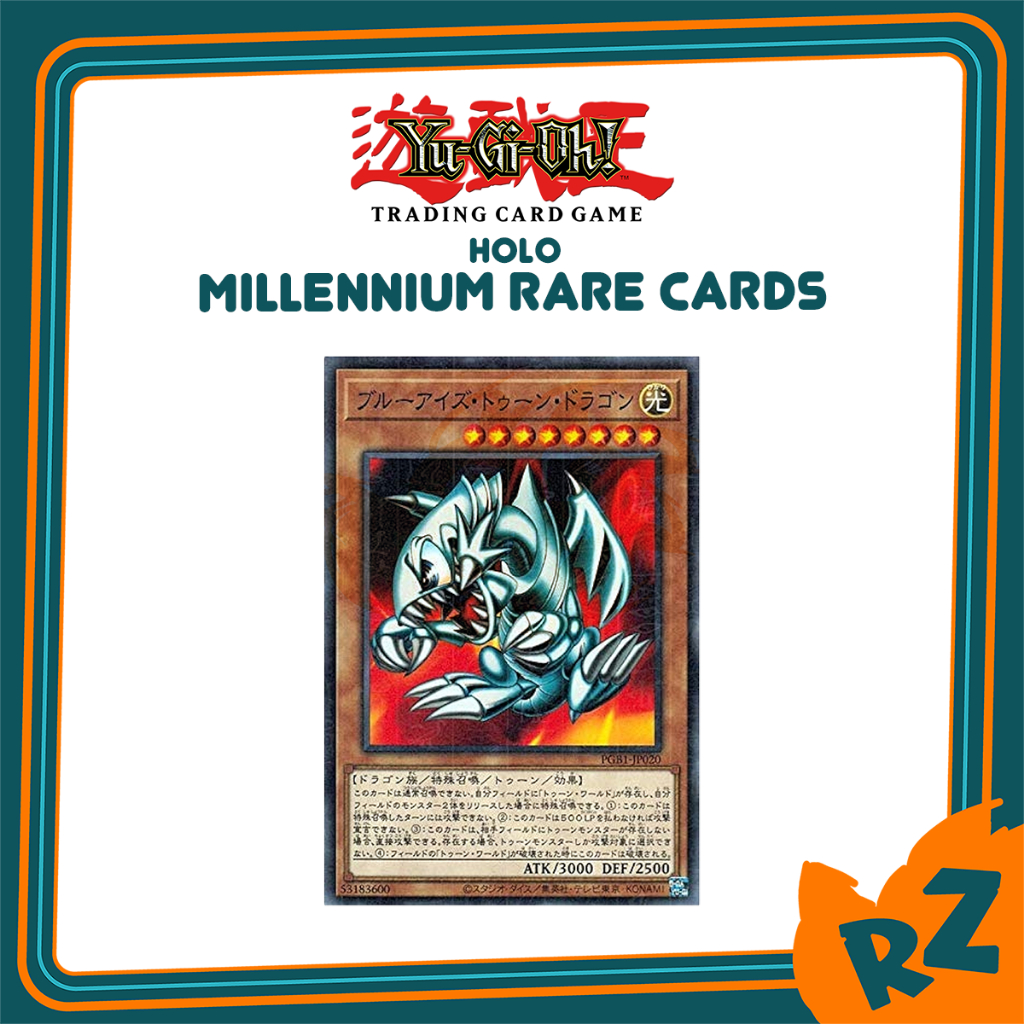 [Original] YU-GI-OH! TCG Card Game Blue-Eyes Toon Dragon Millennium Holo Rare Japanese Singles ...