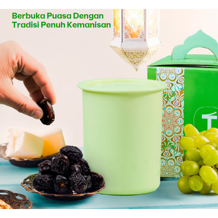 [1 BOX] Tupperware Kurma Gift Set 250g / OT / Polka Dot One Touch ...