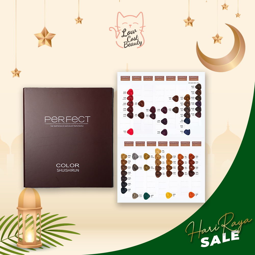 PERFECT COLOR BOOK COLOR CHART BUKU PEWARNA PERFECT DYE HAIR SALON USE ...