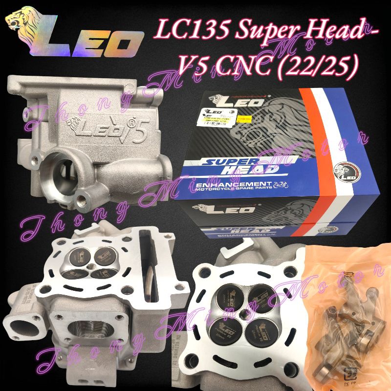 LEO Racing Super Head CNC (V5) LC135, (19/22)(20/23)(22/25) | Shopee ...