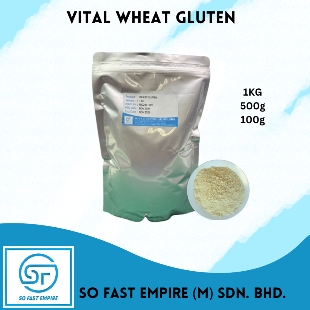 Vital Wheat Gluten Flour (Halal)/1KG, 500g, 100g | Shopee Malaysia