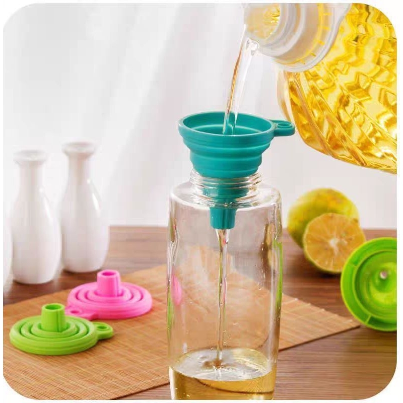 Corong Lipat Silicone Gel Foldable Funnel Collapsible Style Funnel ...