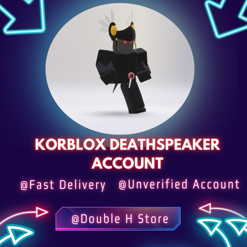 Korblox Deathspeaker Account | Unverified | Pc Game | Shopee Malaysia