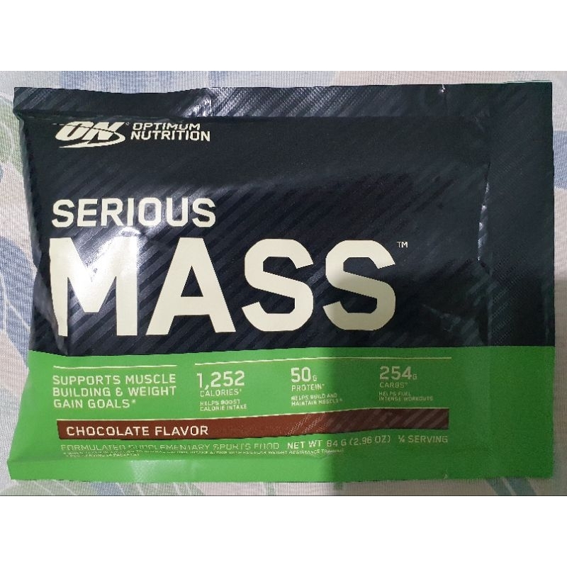 Optimum Nutrition Serious Mass Chocolate Protein 84 g | Shopee Malaysia