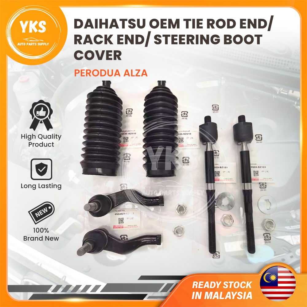 🔥NEW PERODUA🔥PERODUA ALZA (1 SET) TIE ROD END / RACK END / STEERING ...