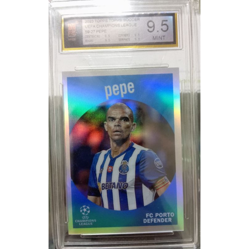 PEPE FC Porto 2023 Topps UEFA Champions League Soccer card (WMGS-9.5 ...