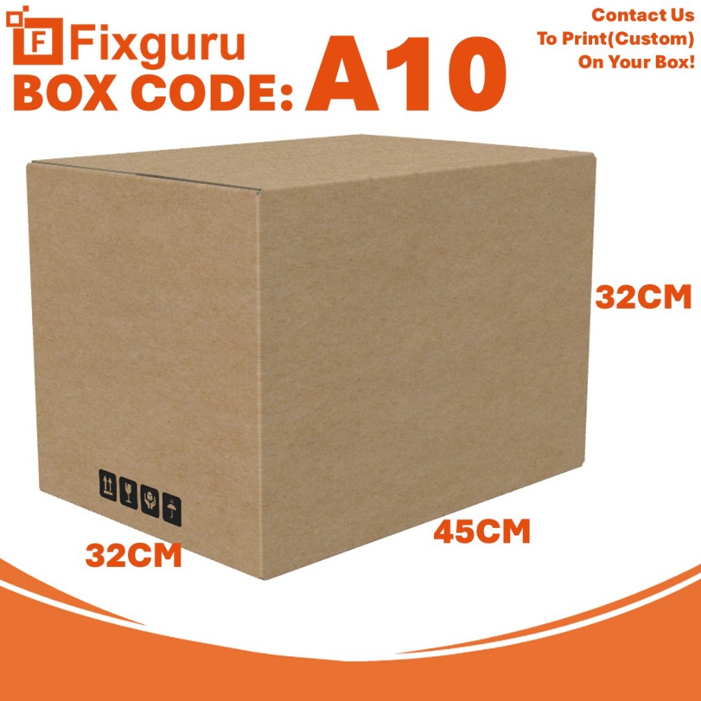 Fixguru A10 - 45x32x32cm Carton Box Moving Box Storage Box Packing Box ...