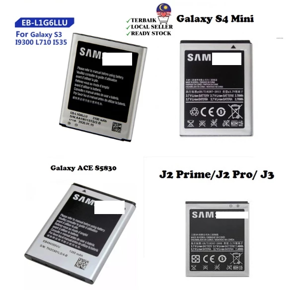 Sam Battery Galaxy Note 1 2 3 4 S2 S3 S4 S5 J5 J1 J2 J3 J4 J7 V Y Ace ...