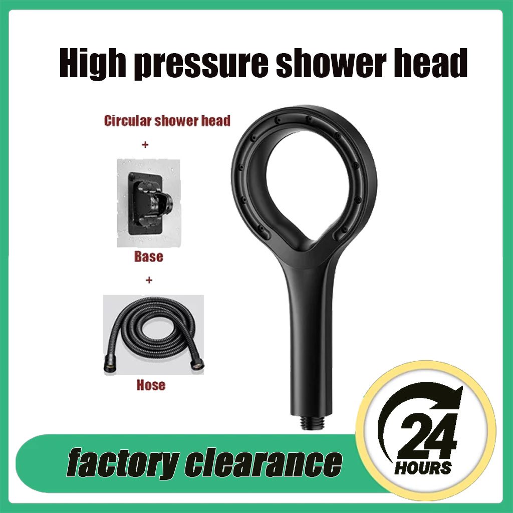 High Pressure Shower Head Heart Ring Spray Booster Shower Heads Home ...