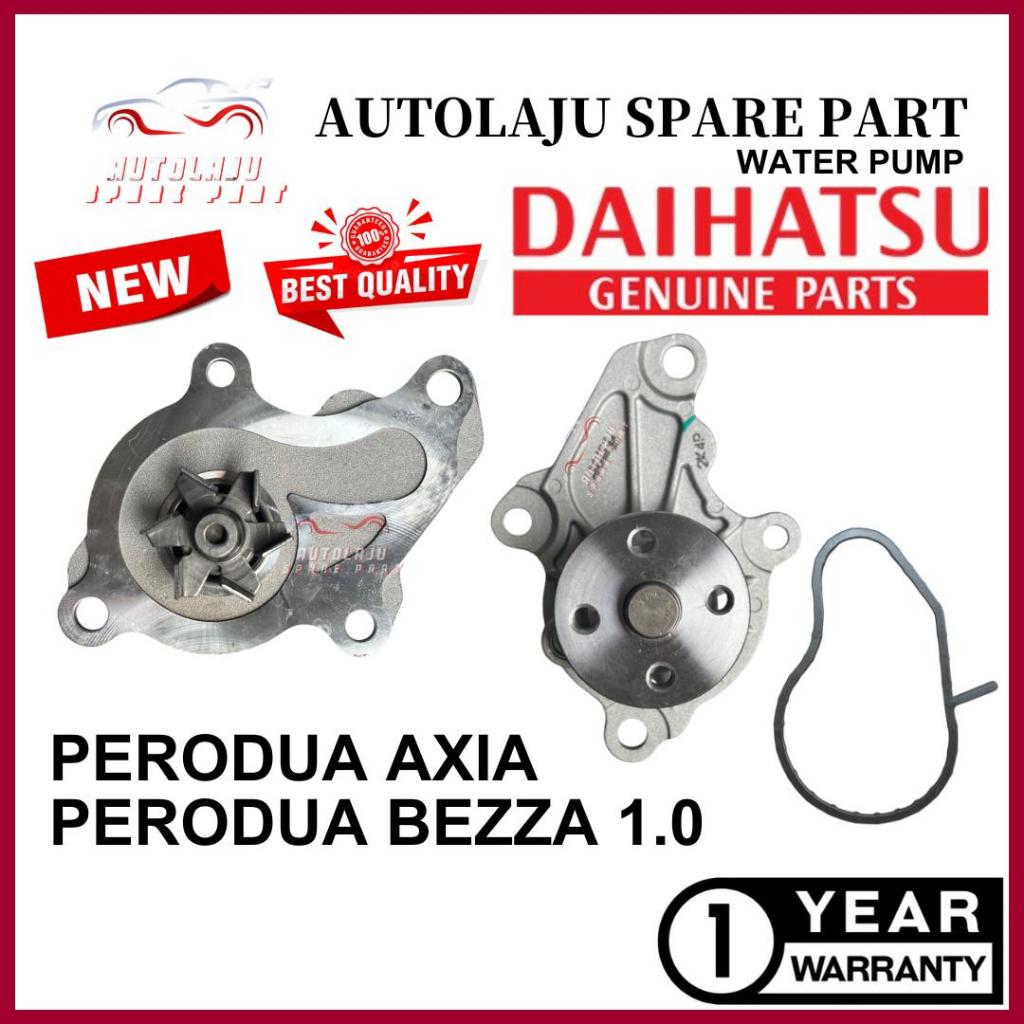 PERODUA AXIA 850 1.0 BEZZA 1.0 WATER PUMP DAIHATSU GENUINE PARTS HIGH ...