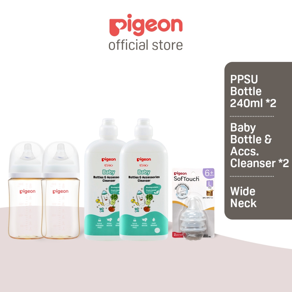 PIGEON New SofTouch™ BPP PPSU Combo B | Shopee Malaysia