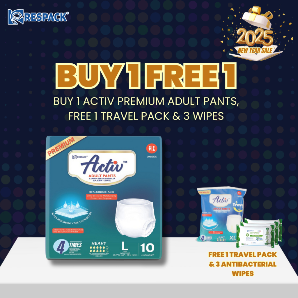 Activ Adult Pants Premium Size L | Ultra Dry & Breathable | Shopee Malaysia