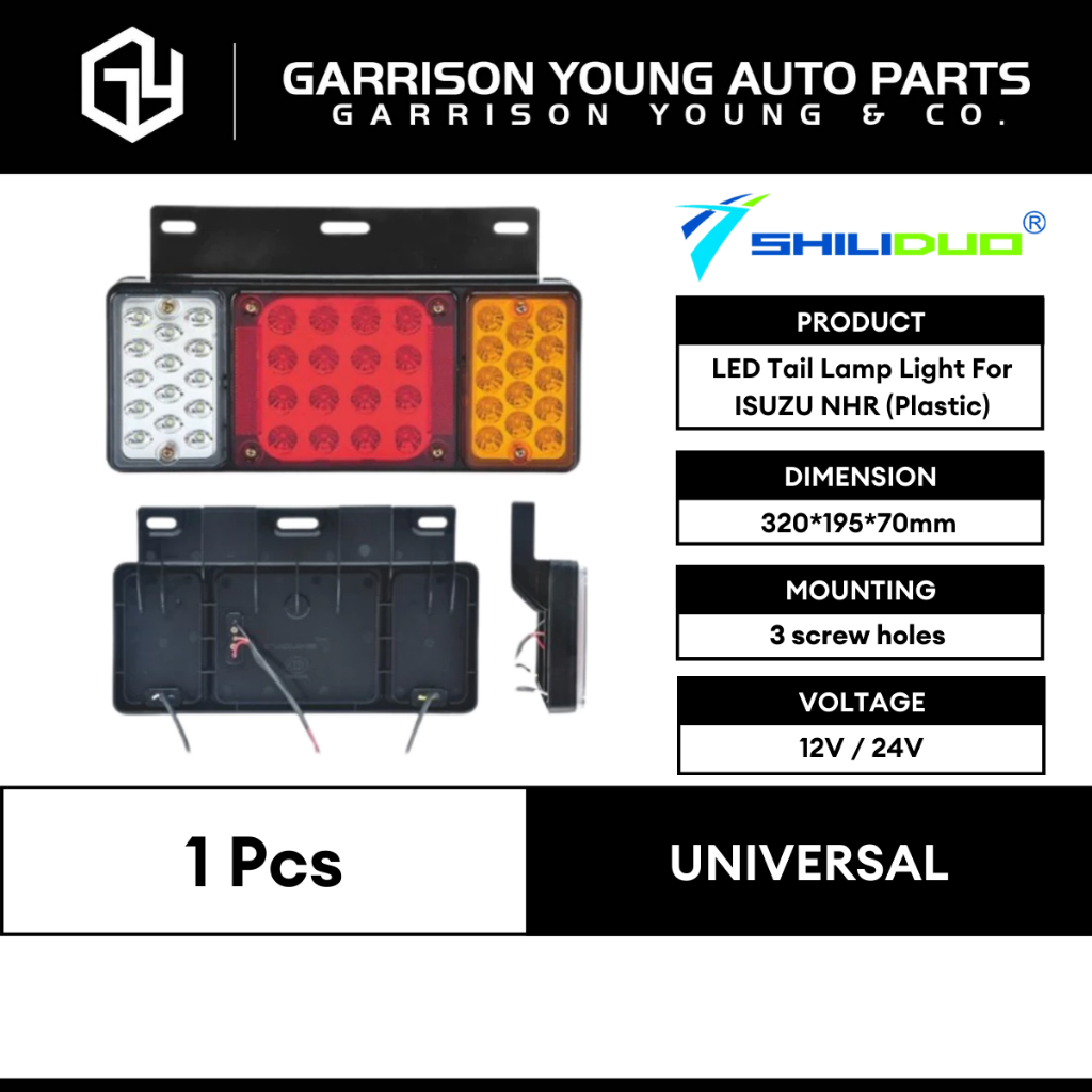 [SHILIDUO/实力多] 100% AUTHENTIC LED TAIL LAMP LIGHT FOR ISUZU NHR(12V ...