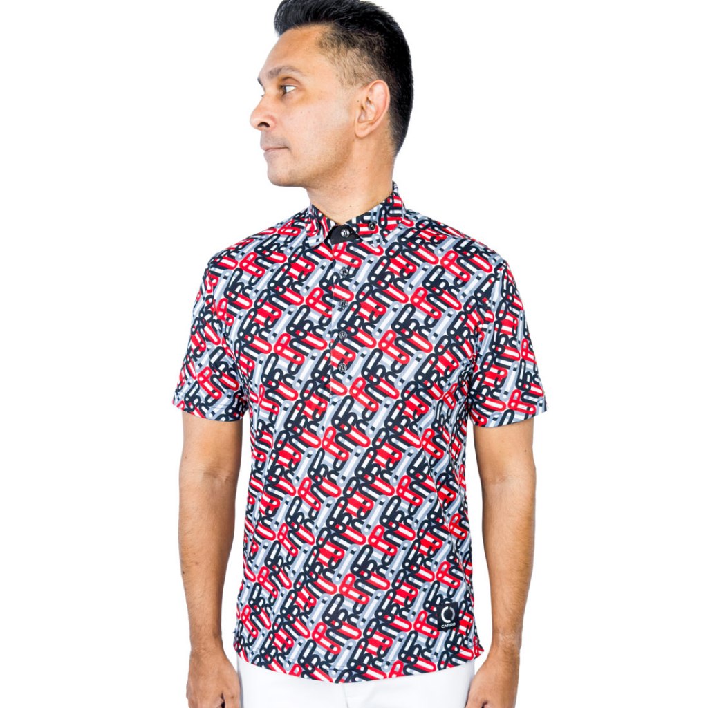 CARRO Paper Clips Yin Golf Polo (Stretch) | Shopee Malaysia