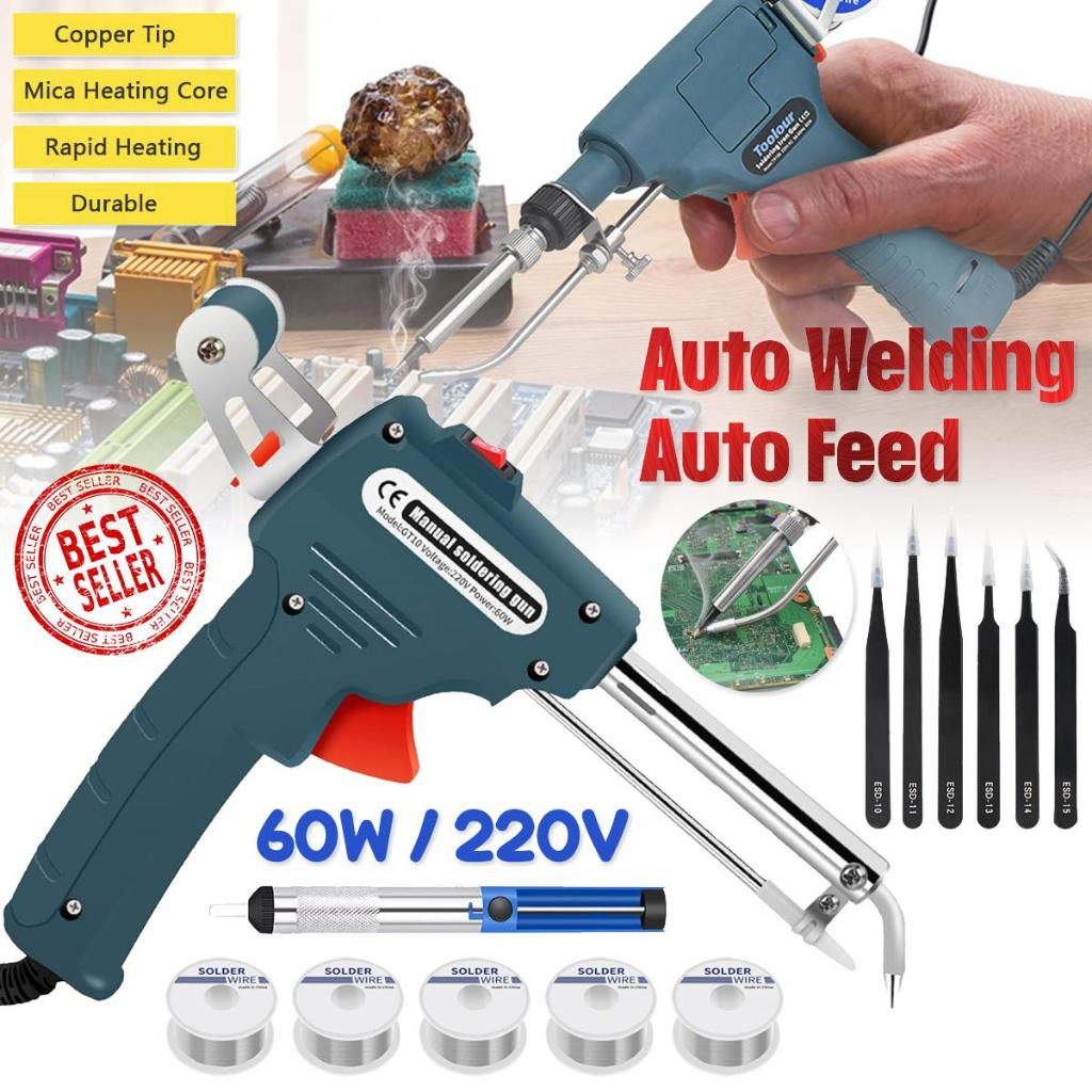 Auto Welding Automatic Feed Soldering Iron Gun 220V 60W Electric ...