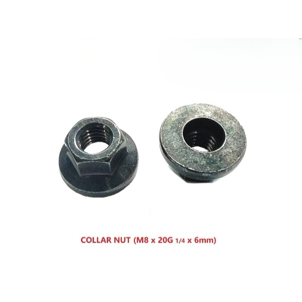 [READY STOCK] COLLAR NUT (M8 x 20G 1/4 X 6mm) | Shopee Malaysia