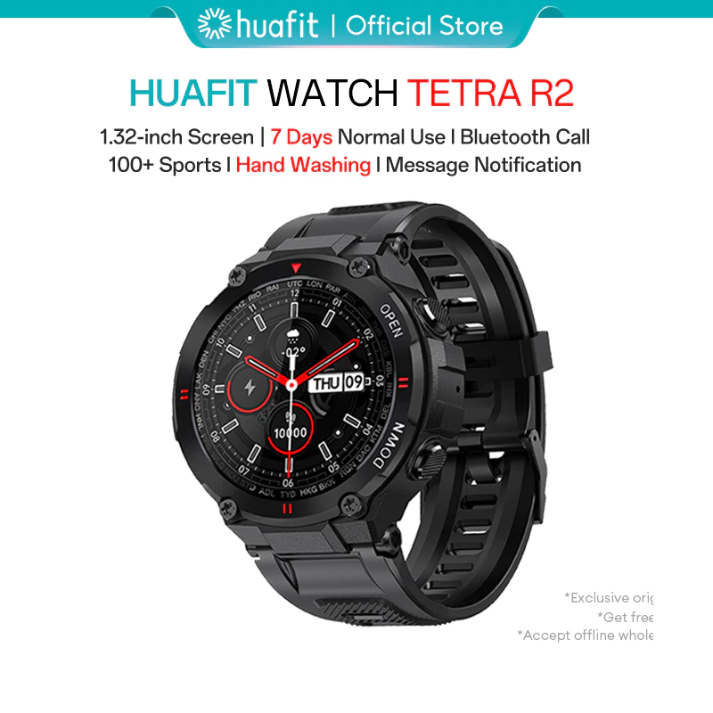 Huafit Tetra R2 Smart Watch Heat Resistance Humidity Resistance Salt ...