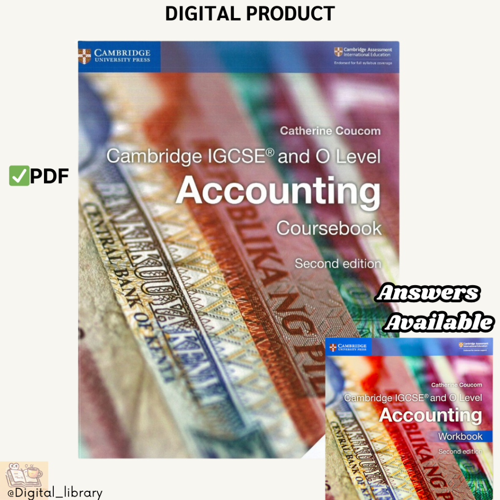 Cambridge Igcse And O Level Accounting Coursebook Answer 2nd Edition Shopee Malaysia