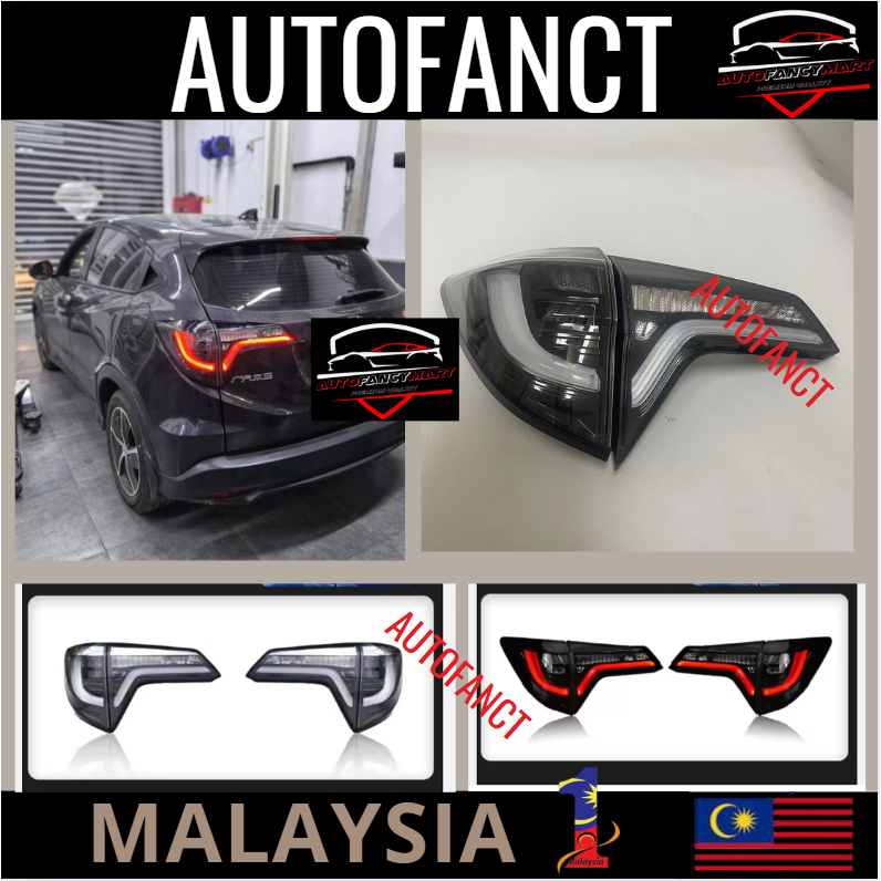 HONDA HRV VEZEL 2014~2019 THAILAND TAIL LAMP RED AIBINO SPEC LIGHT BAR ...