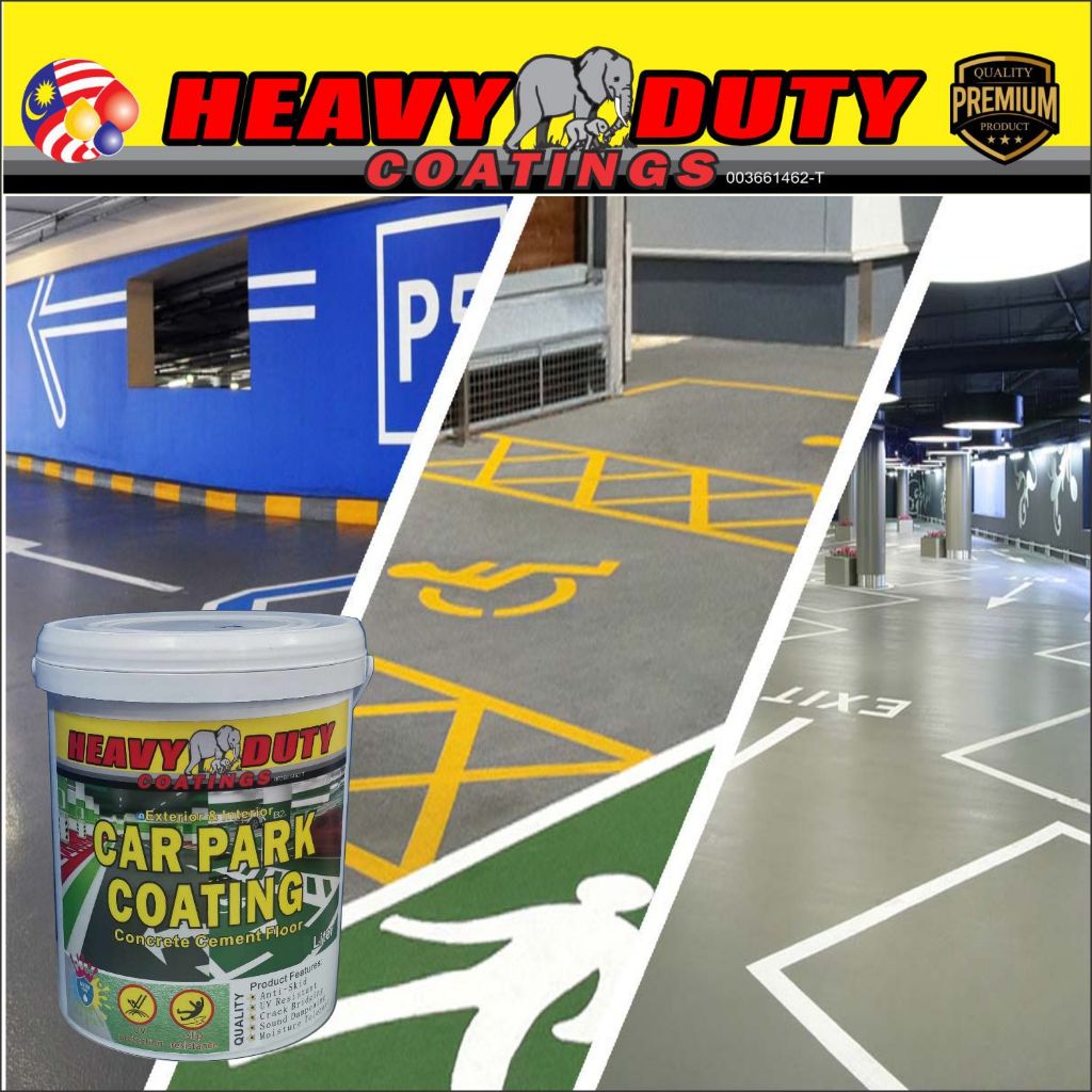 18L ( CAR PARK COATING ) HD FLOOR PAINT FOR PARKING LINE MARKING PAINT ...