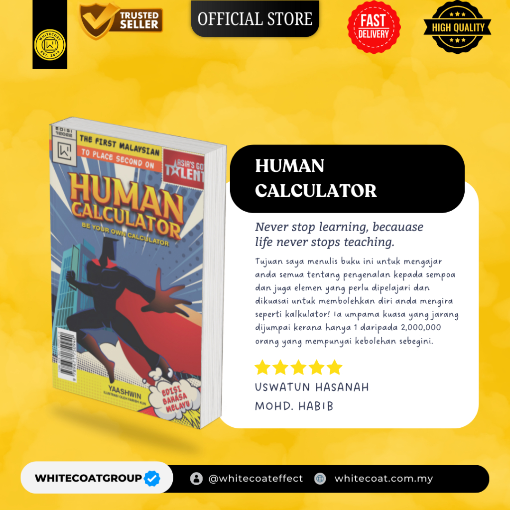 Human Calculator -Be Your Own Calculator- oleh Yaashwin Sarawanan ...