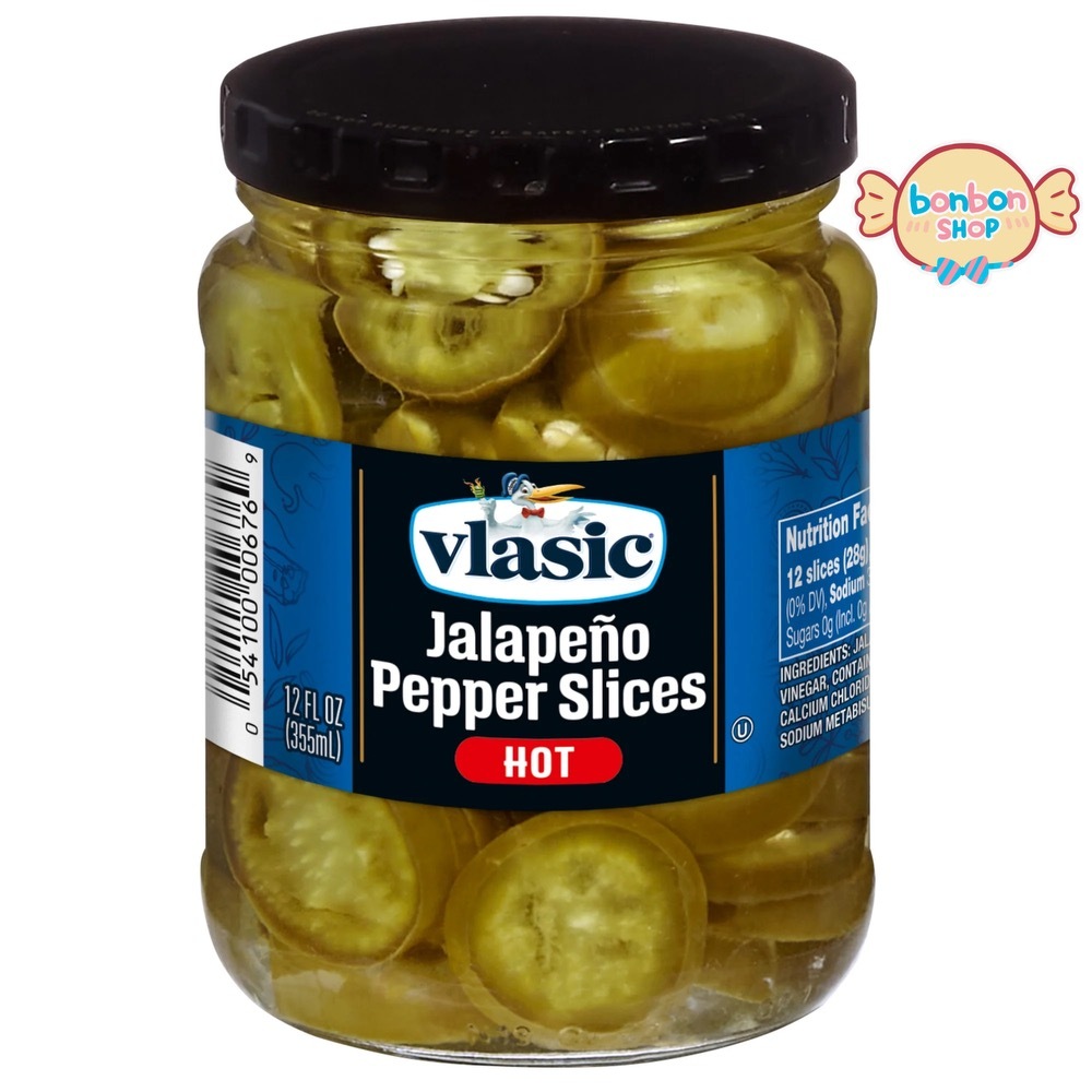 Vlasic Deli Style Jalapeno Pepper Slices, Spicy Hot Pepper Pickles ...