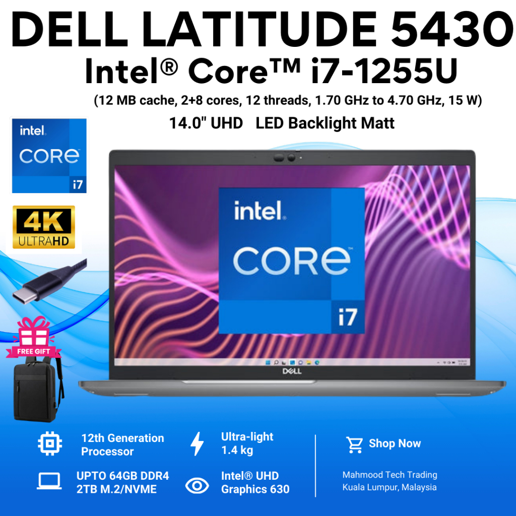 DELL PRECISION 5520 I7 ,LATITUDE 5590 , 5580, 5570, 7490, 5490, 5480 ...